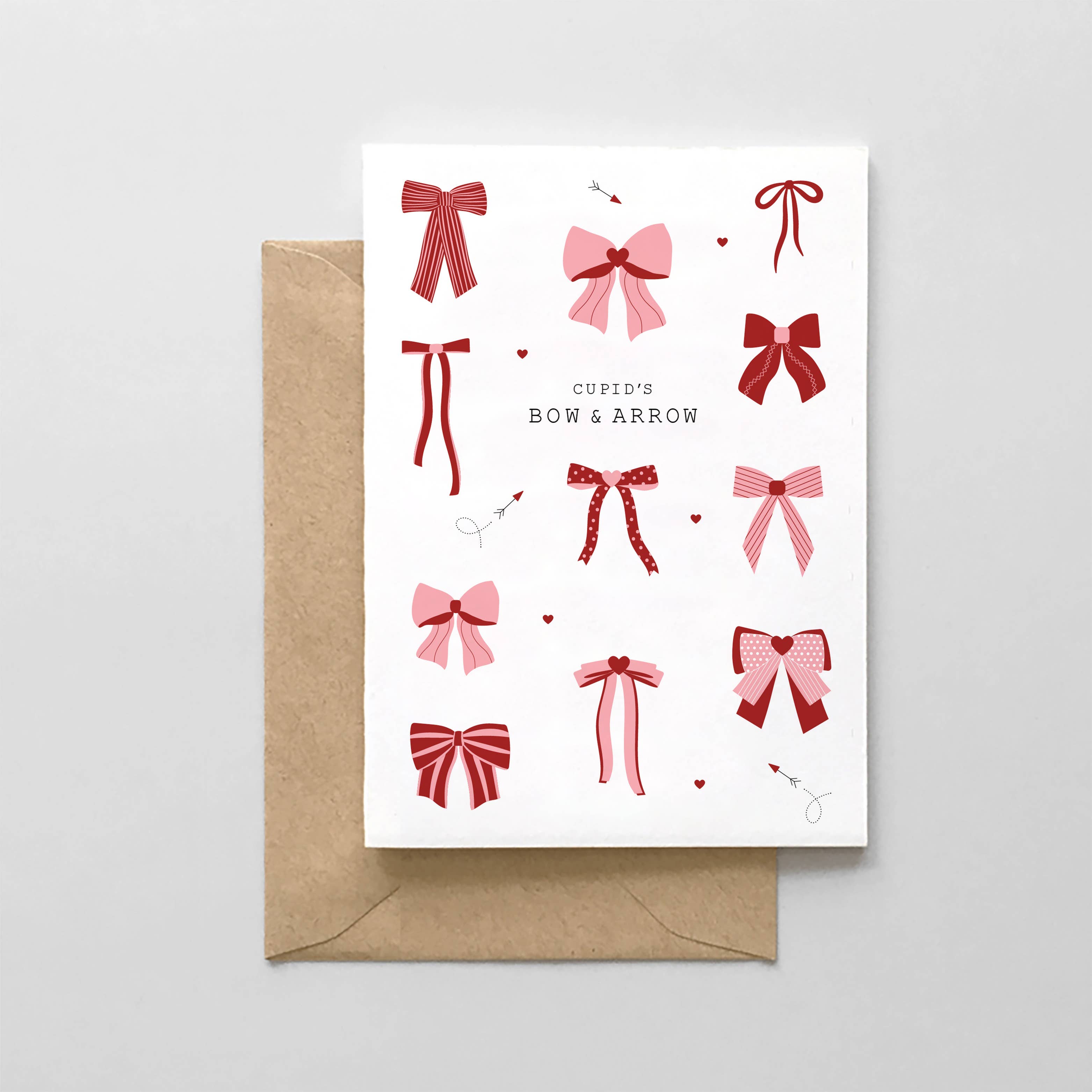Cupid's Bow & Arrow - Valentine's Day Card – Paper Skyscraper