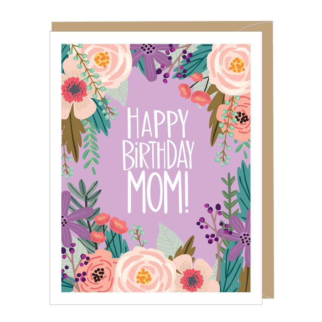 Floral Birthday Mom Card Paper Skyscraper floral-birthday-mom-card-paper-skyscraper
