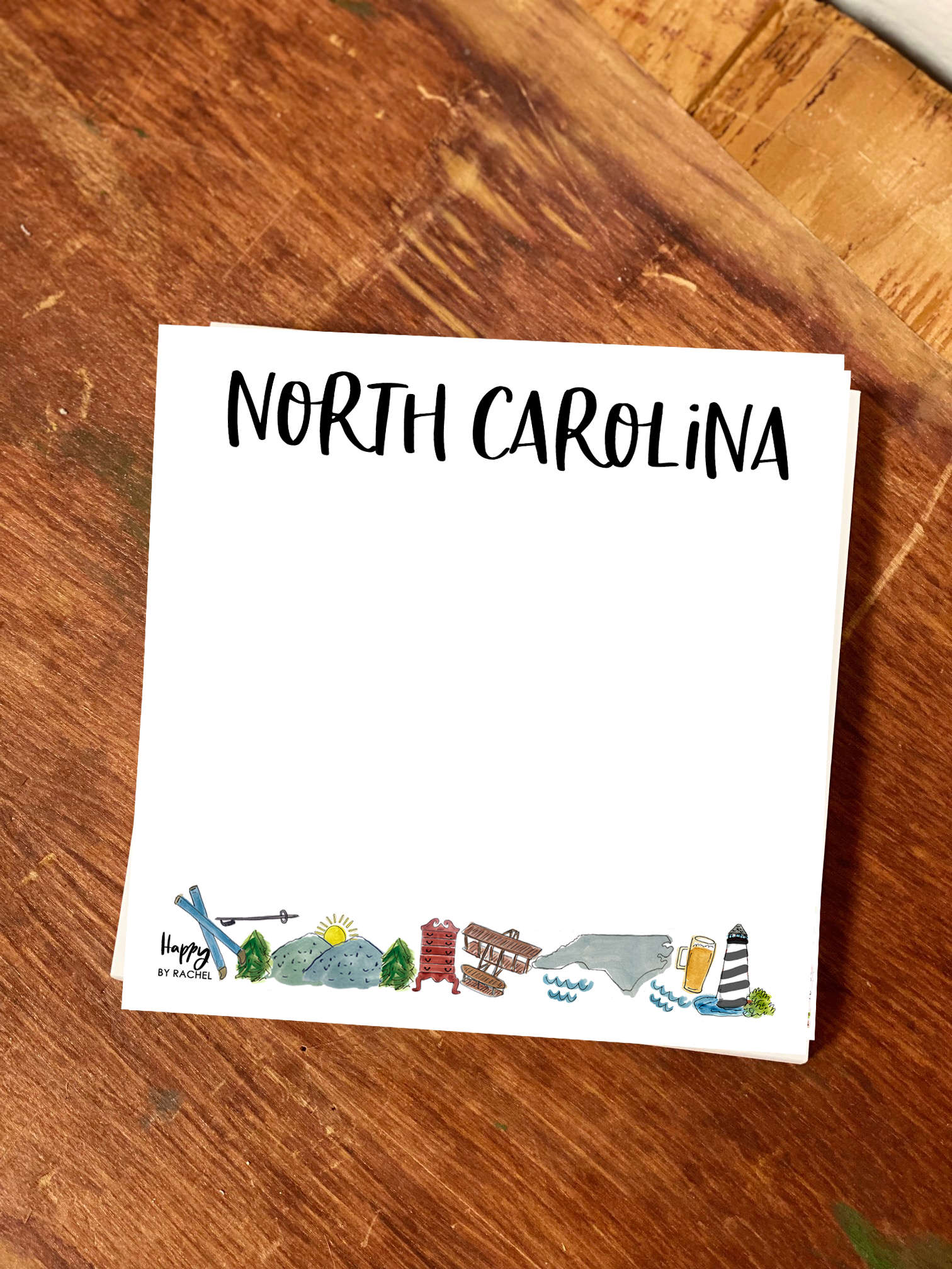 North Carolina Chunky Notepad | Paper Skyscraper