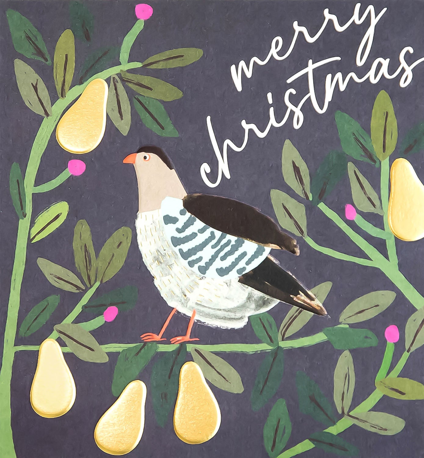 Partridge in a Pear Tree Greeting Card | Paper Skyscraper