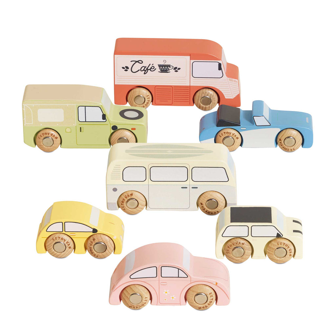 Vintage Toy Cars – Paper Skyscraper