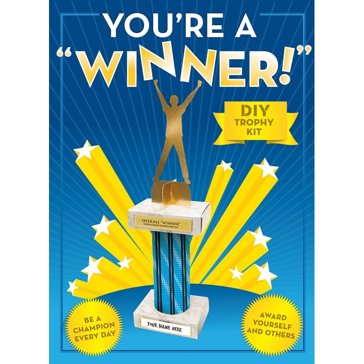 You're a Winner! Trophy Kit | Paper Skyscraper